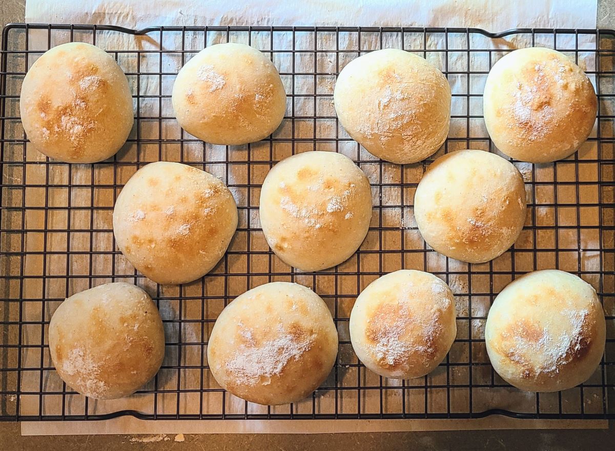 Easy And Rustic No-Knead Artisan Dinner Roll Recipe - Inspired Homemaker